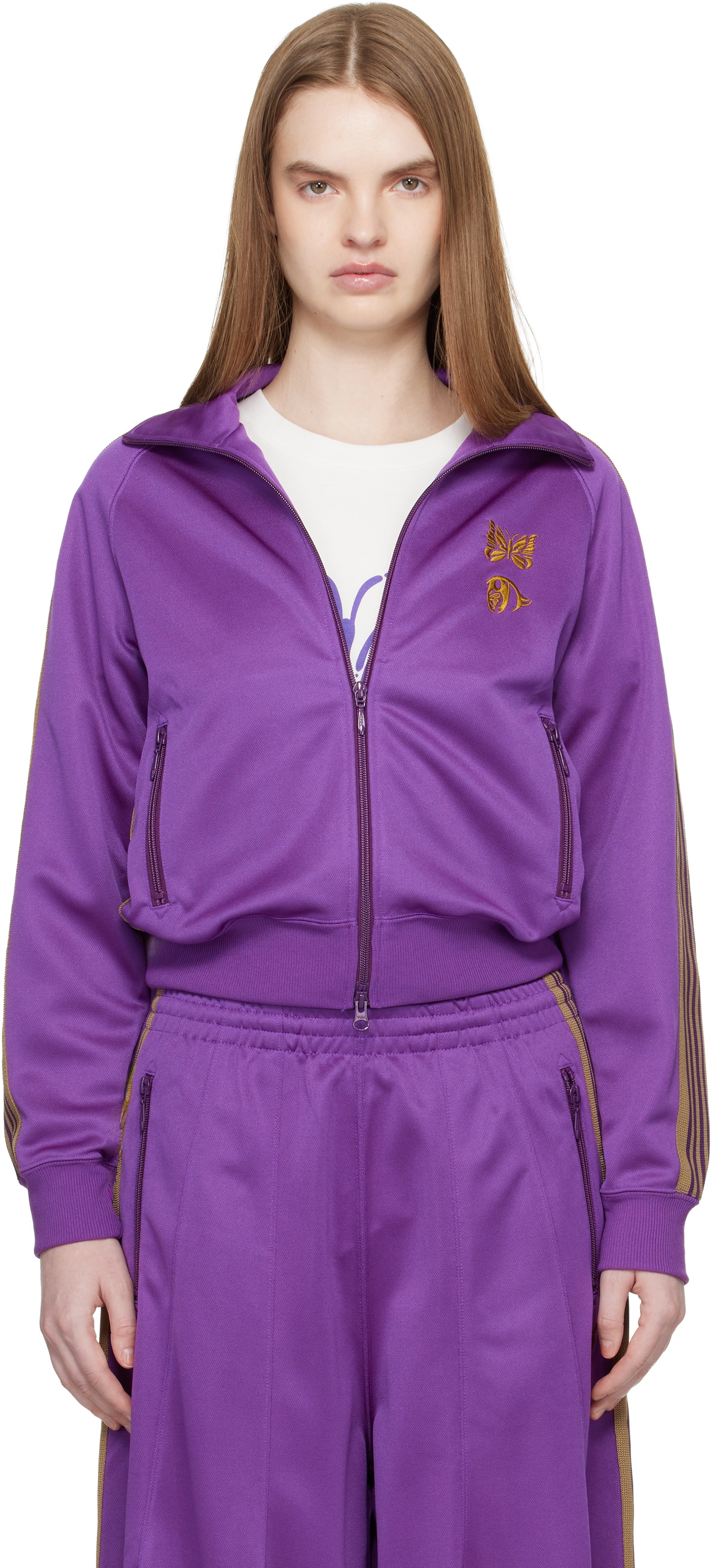 NEEDLES Purple Kae Tanaka Edition Track Jacket Needles