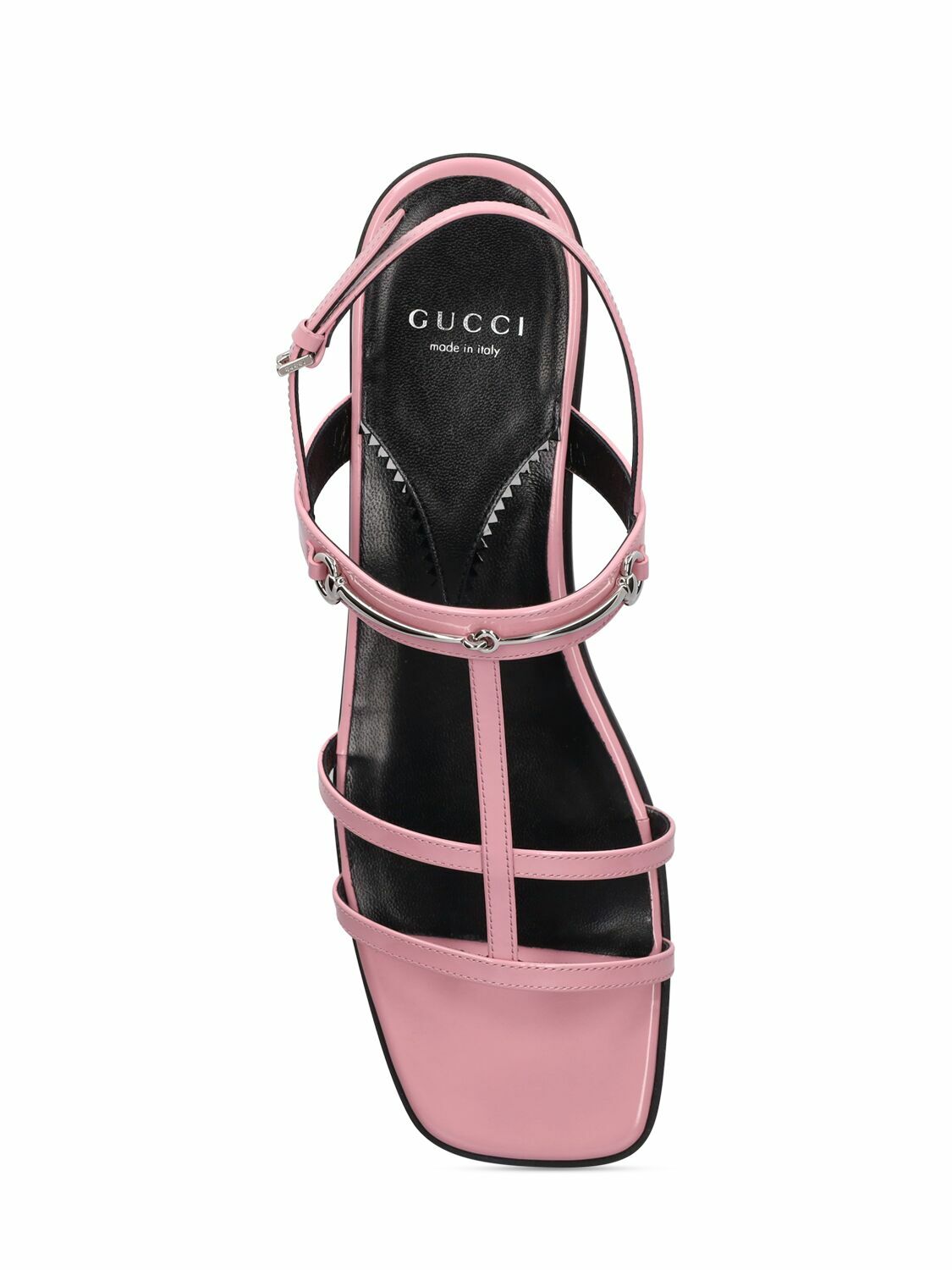 GUCCI - 15mm Divine Leather Sandals Gucci