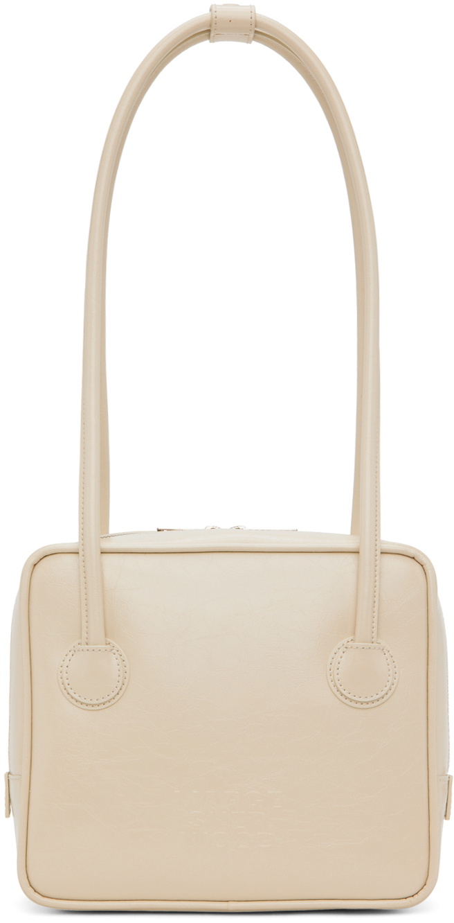 Marge Sherwood Beige Piping Shoulder Bag Marge Sherwood