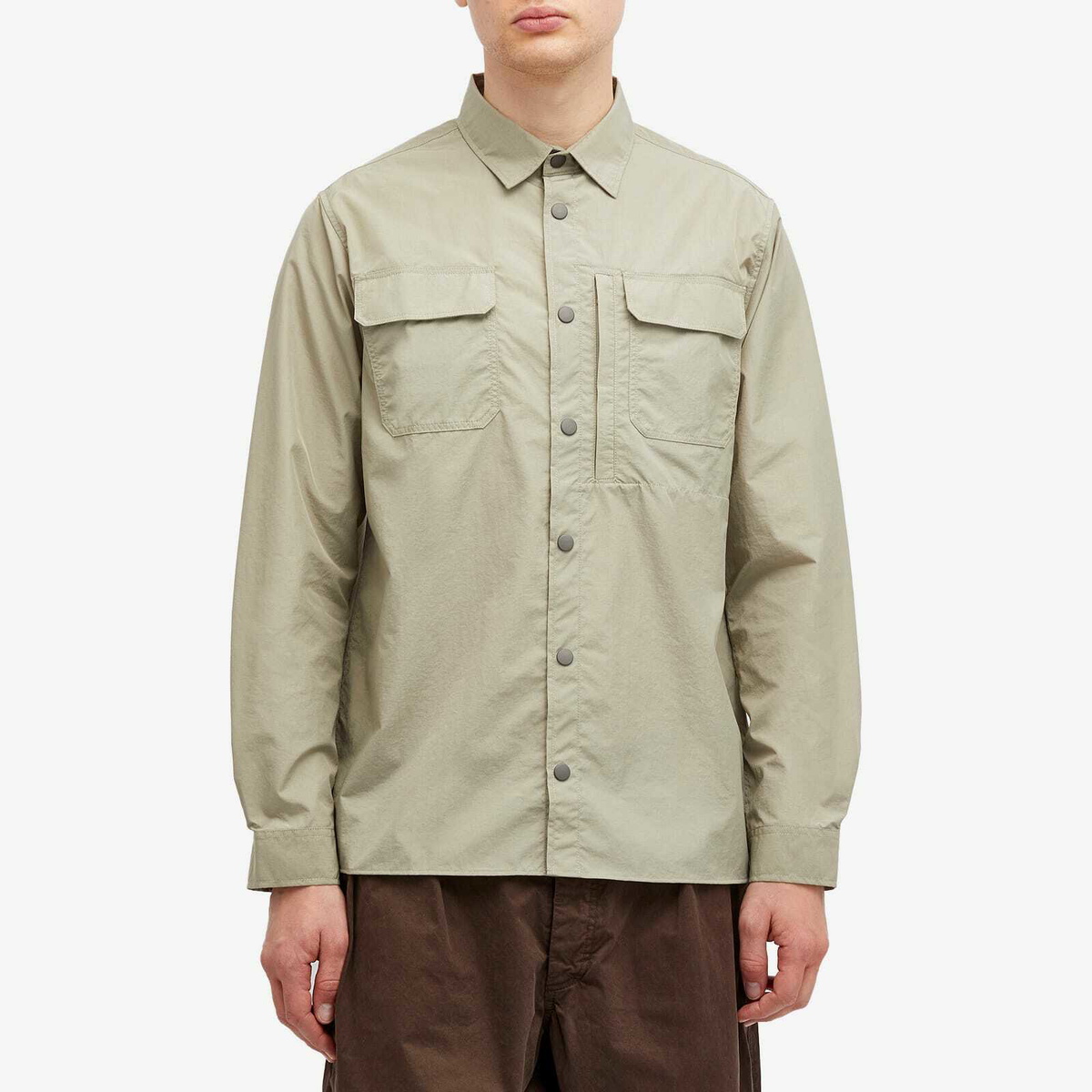 Kestin Men's Edzell Overshirt in Light Grey Kestin Hare