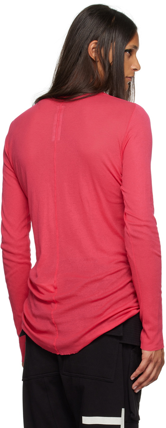 Rick Owens SSENSE Exclusive Pink KEMBRA PFAHLER Edition Long Sleeve T ...