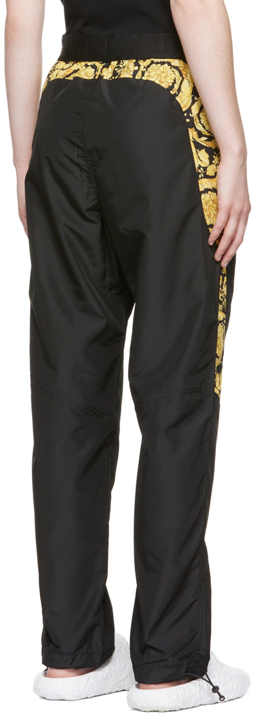 Versace Underwear Black Barocco Track Pants Versace Underwear