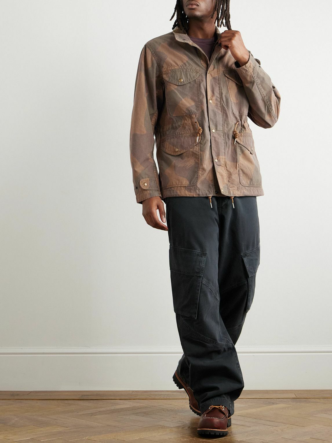 RRL - Riley Camouflage-Print Canvas Jacket - Brown RRL