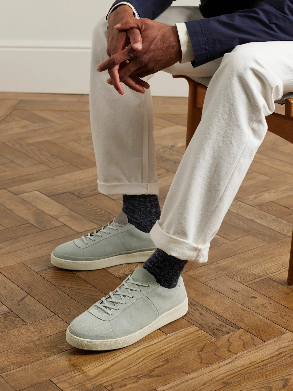 Mulo - Suede Sneakers - Gray Mulo