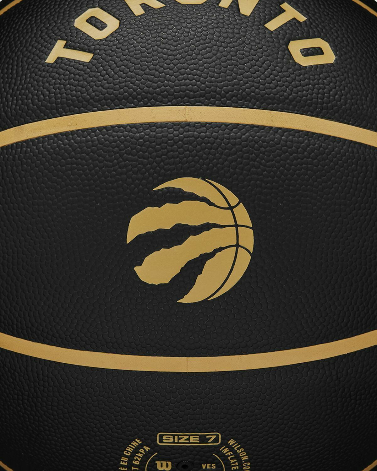 Wilson Nba Team City Collector Basketball Toronto Raptors Size 7 Black ...