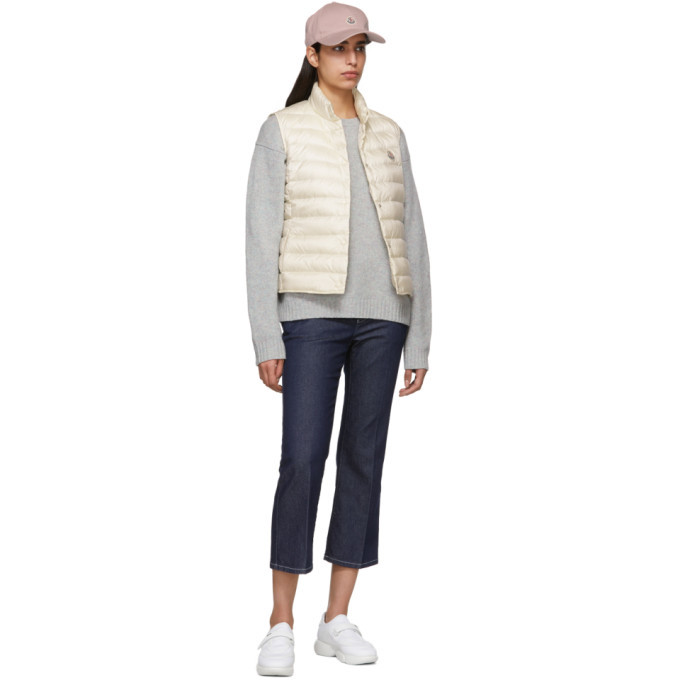 Moncler White Liane Vest Moncler