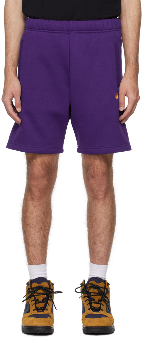 Carhartt Work In Progress Purple Chase Shorts Carhartt WIP