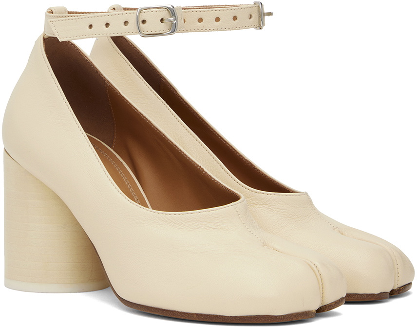 Maison Margiela Off-White Tabi Pumps Maison Margiela
