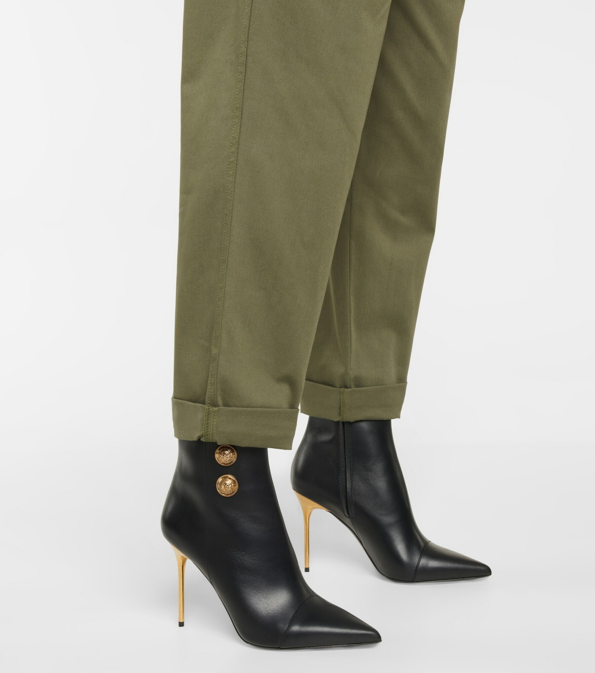 Balmain - Roni leather ankle boots Balmain
