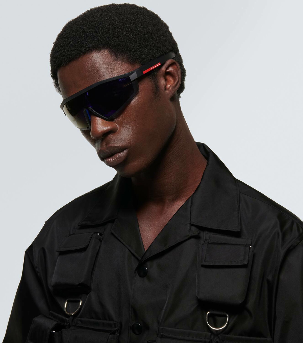 Prada Linea Rossa mask sunglasses Prada