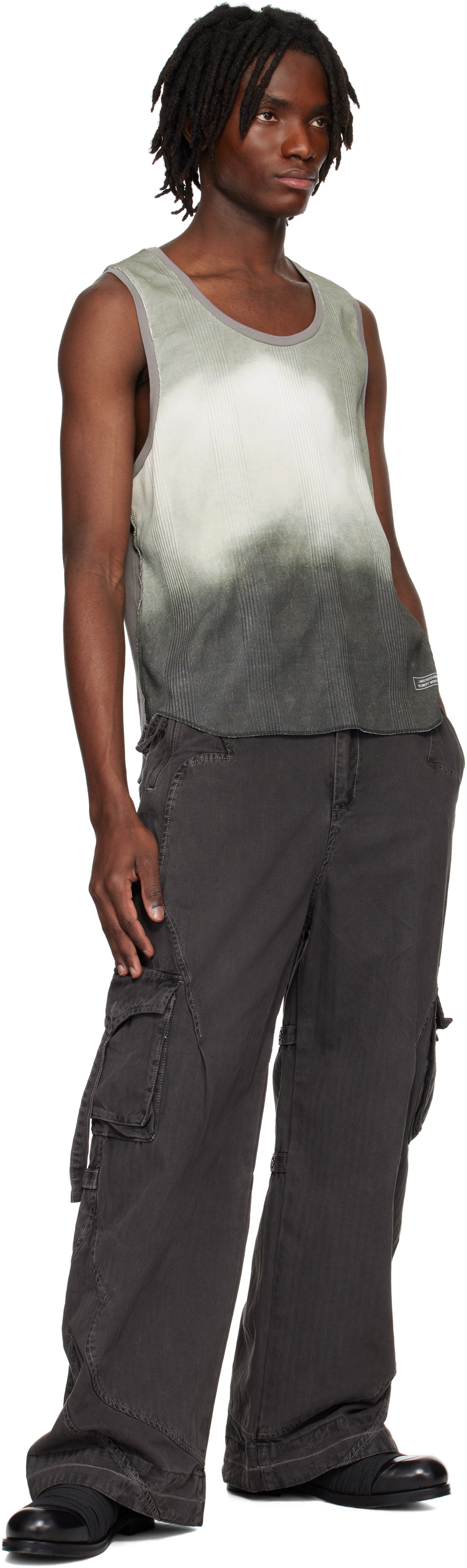 UNDERCOVER Gray UC1E4803-3 Tank Top Undercover
