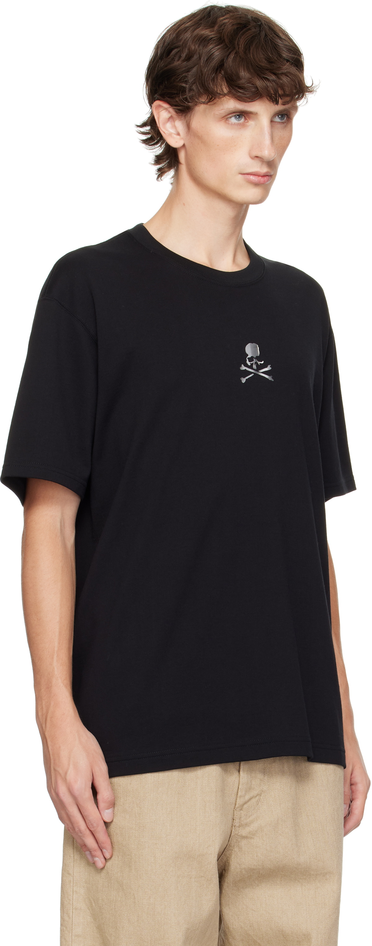 MASTERMIND WORLD Black Loopwheel T-shirt MASTERMIND WORLD