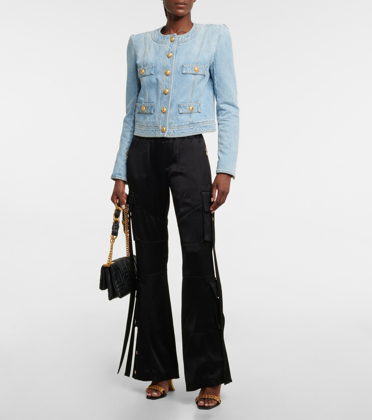 Balmain - Denim blazer Balmain