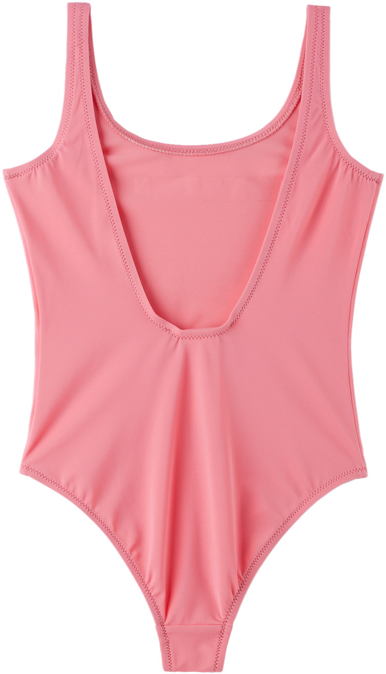 Marni Kids Pink Printed One-Piece Swimsuit Marni