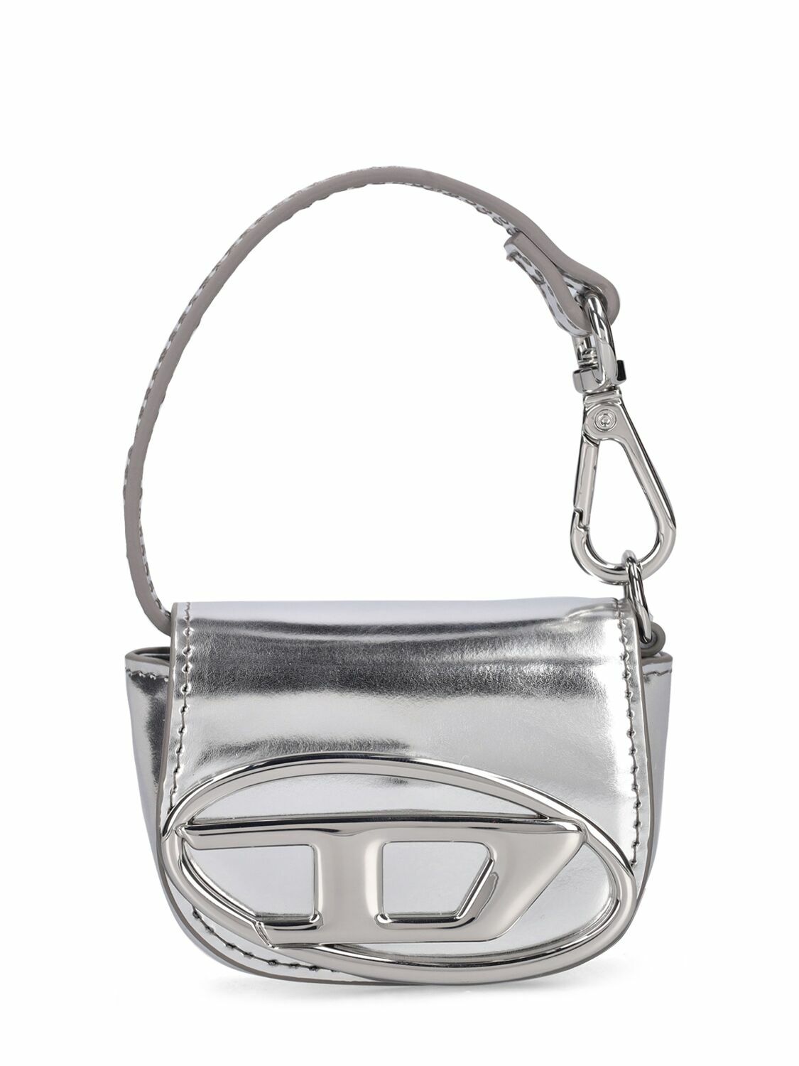 DIESEL - Xxs 1dr Metallic Leather Key Holder Diesel