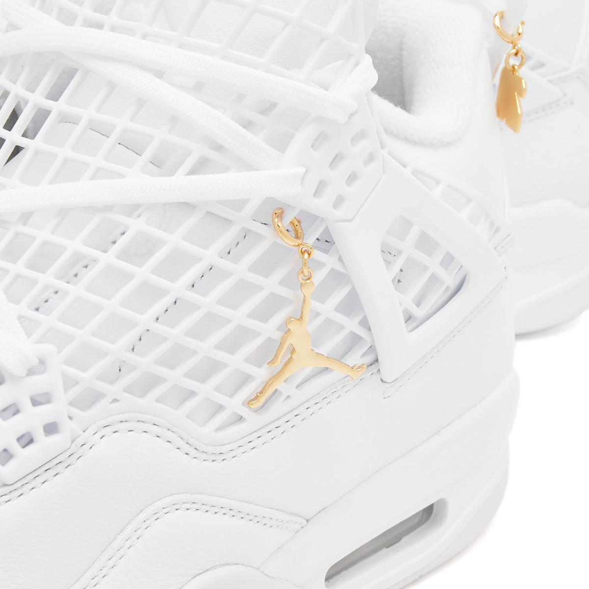 Air Jordan 4 'Net' in White/Phantom/Gold Nike Jordan Brand