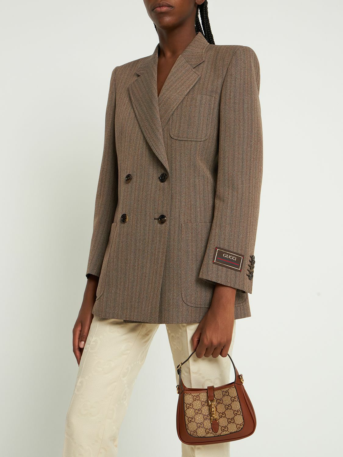 GUCCI Mini Jackie 1961 Gg Canvas Bag Gucci