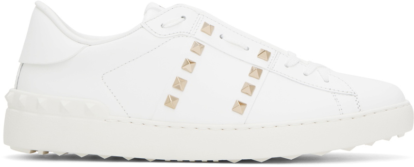 Valentino Garavani White Rockstud Untitled Sneakers Valentino Garavani