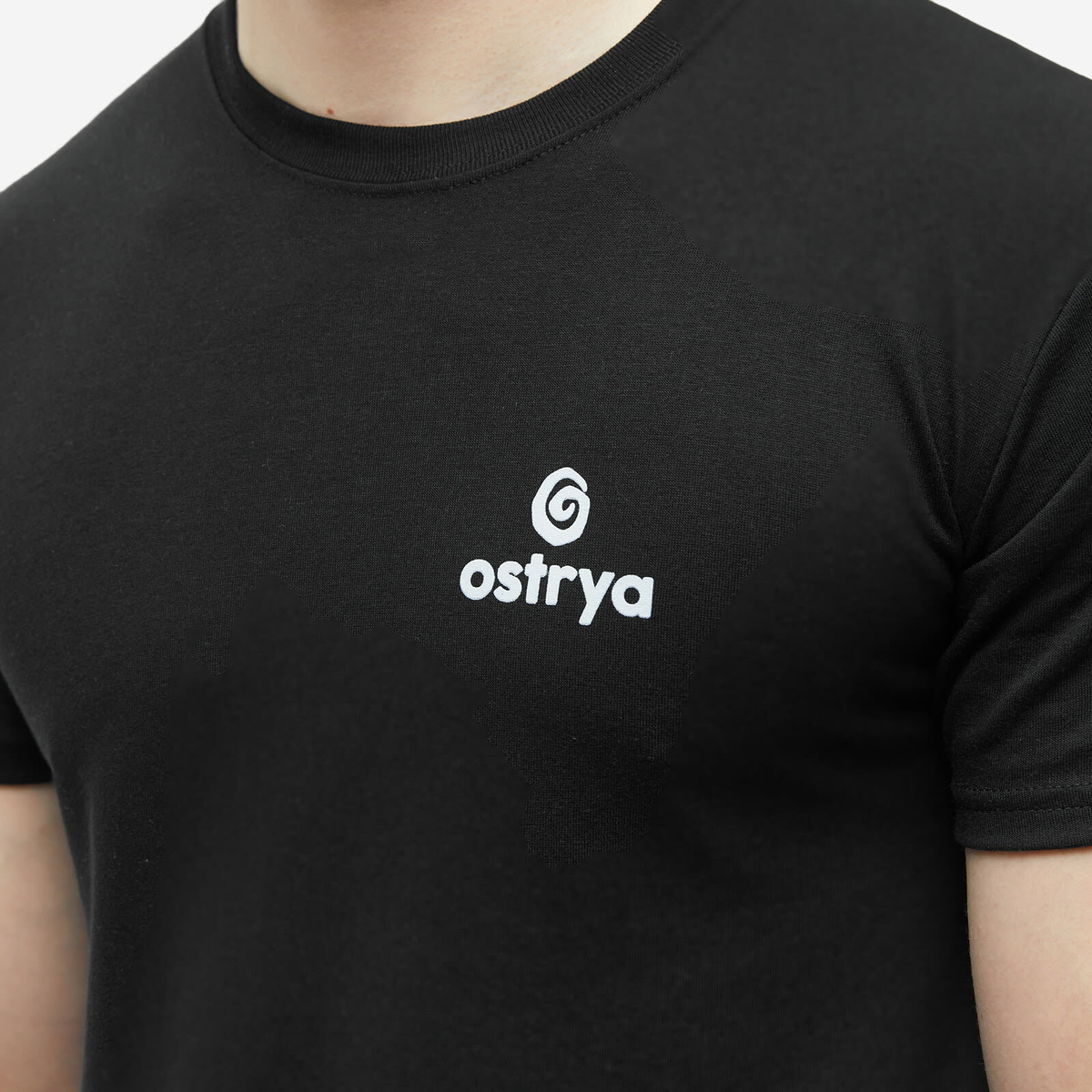 Ostrya Men's Core Logo Equi-Tee in Black Ostrya