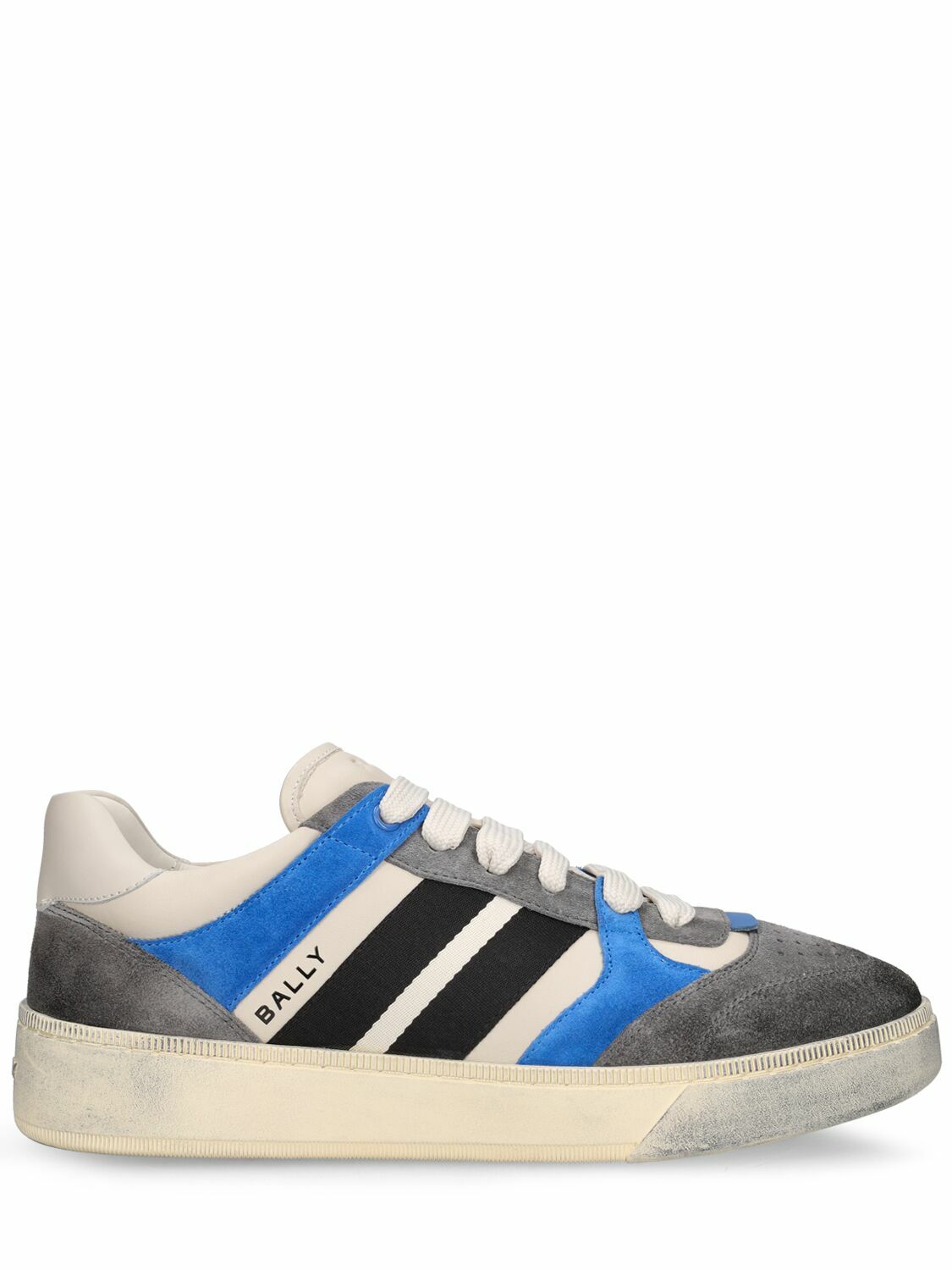 BALLY - Rebby Leather & Suede Sneakers Bally