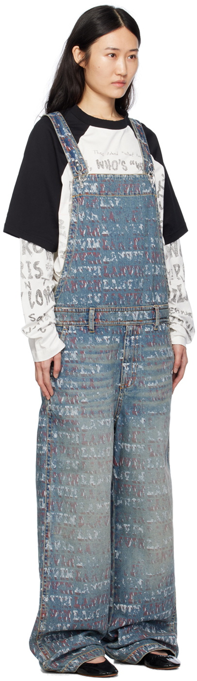 Lanvin Blue Future Edition Denim Overalls Lanvin