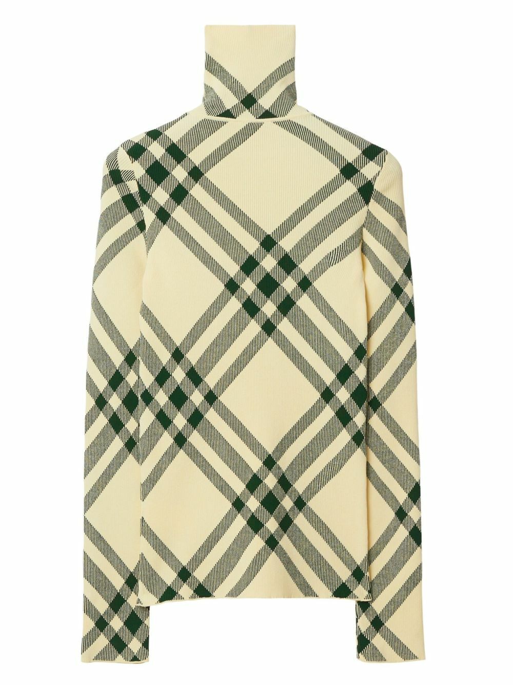 Burberry Neutral Check Jumper Burberry
