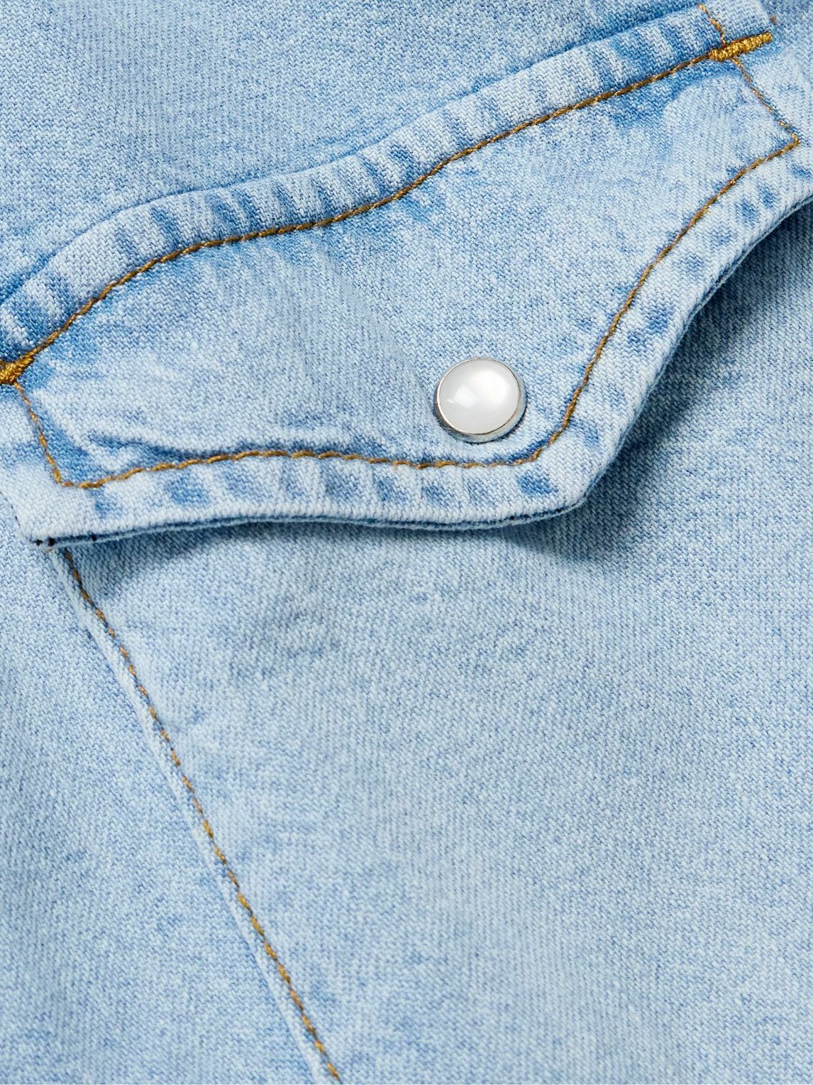 FRAME - Denim Western Shirt - Blue Frame Denim