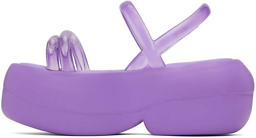 Melissa Purple Melissa Airbubble Platform Sandals Melissa