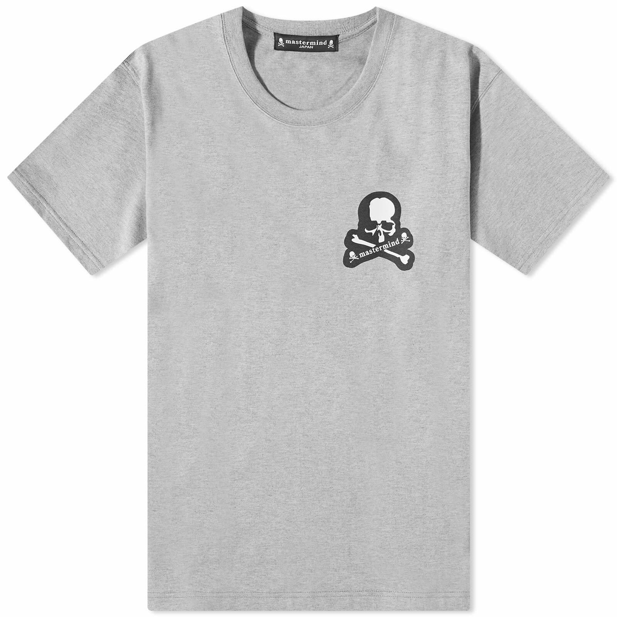 Mastermind Japan Men's GITD Skull T-Shirt in Top Grey mastermind JAPAN