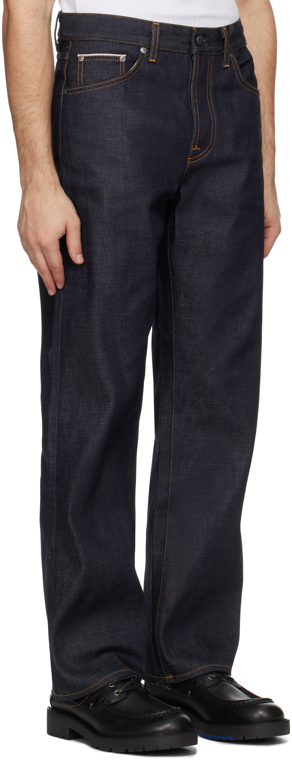 Nudie Jeans Navy Tuff Tony Jeans Nudie Jeans Co