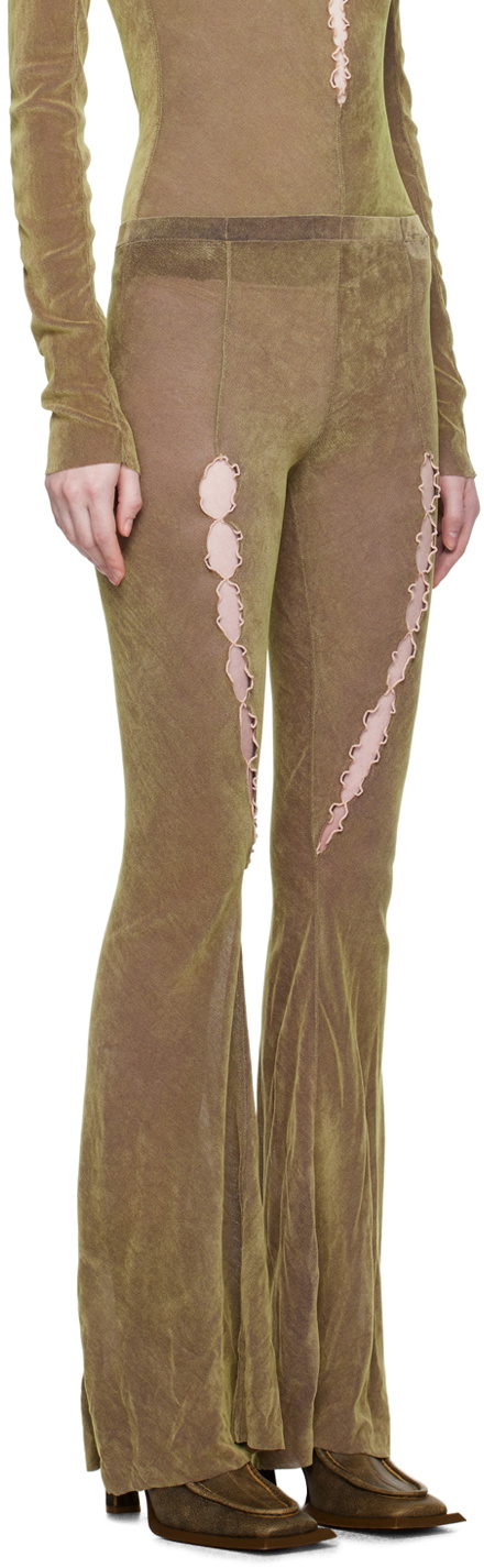 Rui Khaki Cutout Lounge Pants Rui