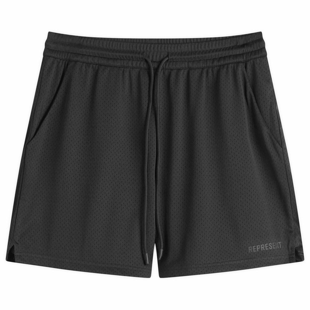 Represent Men's Mesh Short in Jet Black Represent