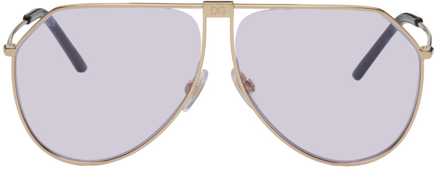 Dolce & Gabbana Gold Aviator Sunglasses Dolce & Gabbana