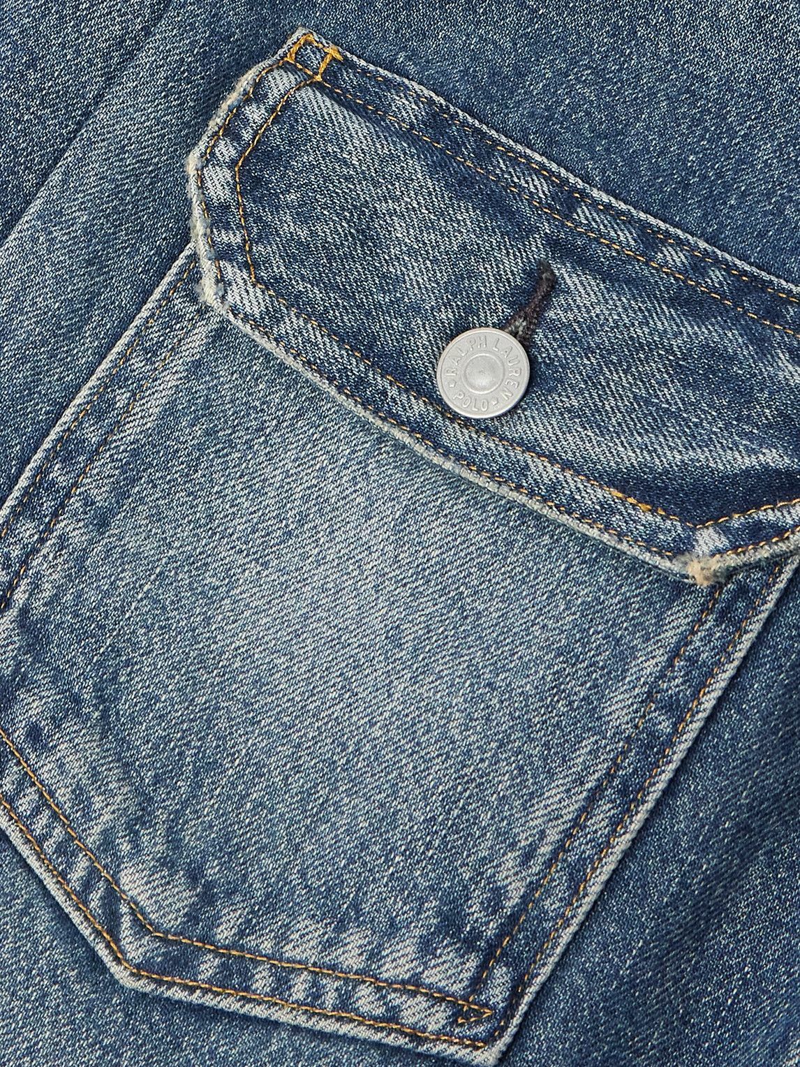 Polo Ralph Lauren - Cropped Denim Trucker Jacket - Blue Polo Ralph Lauren