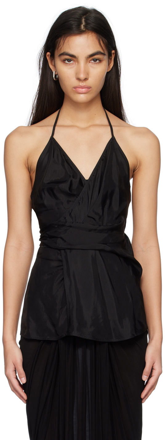 Rick Owens Black Laura Tank Top Rick Owens
