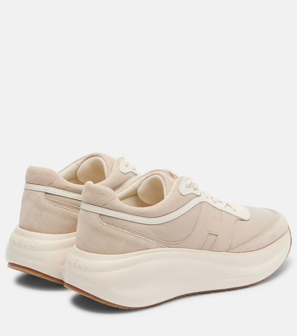 Hogan H696 leather platform sneakers Hogan