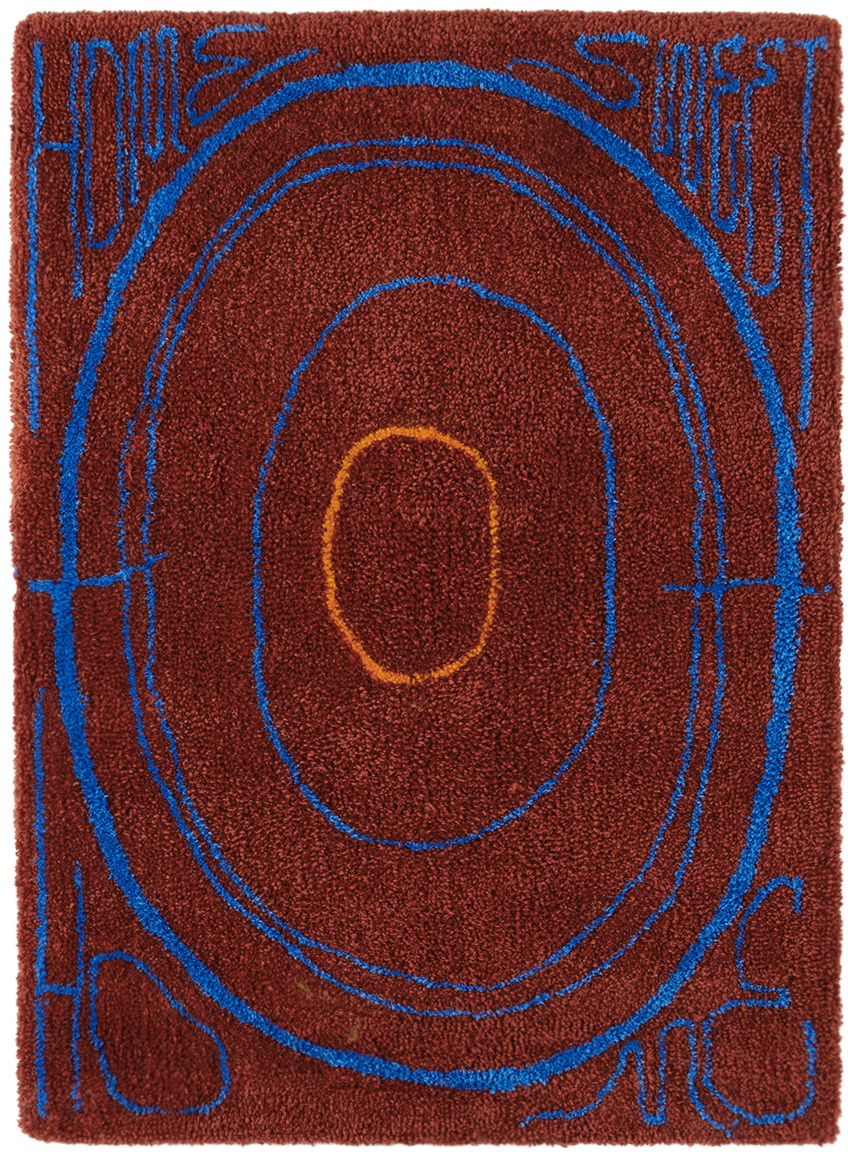 MAKI RUGS Red 'Home Sweet' Rug MAKI RUGS