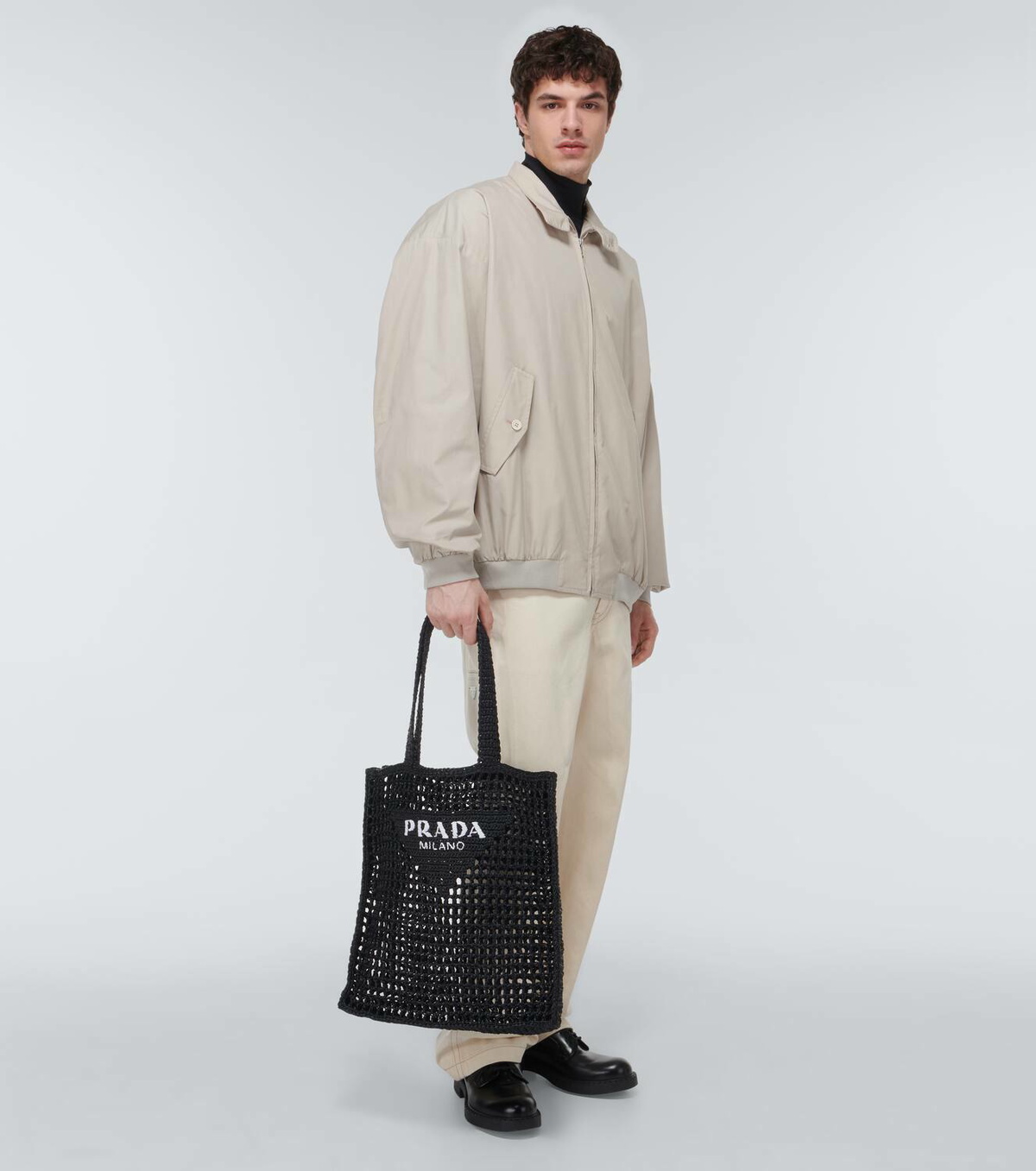 Prada Logo crochet tote bag Prada
