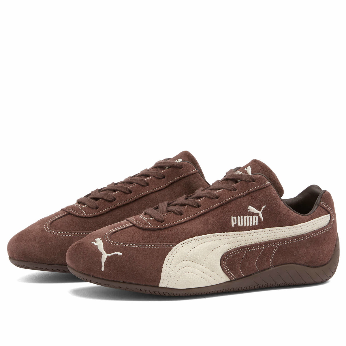 Puma Speedcat TTF Sneaker in Dark Chocolate/Frosted Ivory Puma