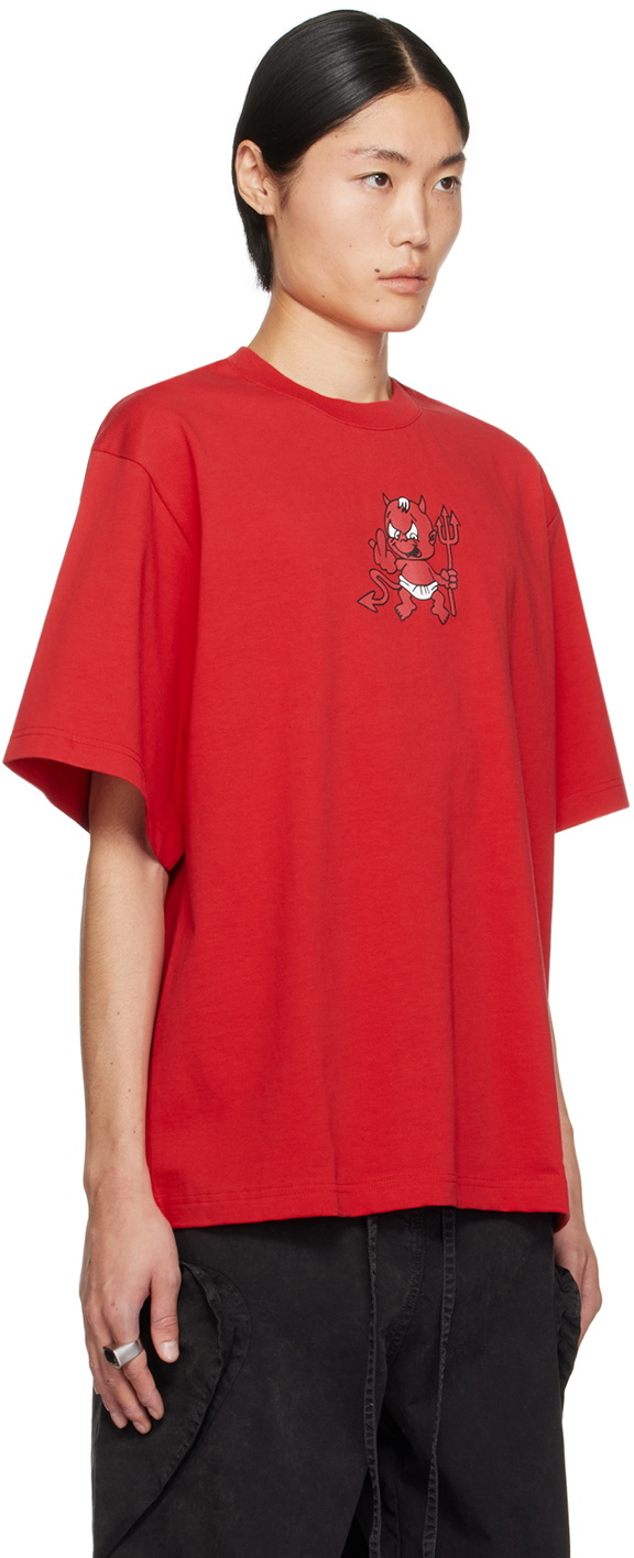 ABRA SSENSE Exclusive Red T-Shirt ABRA