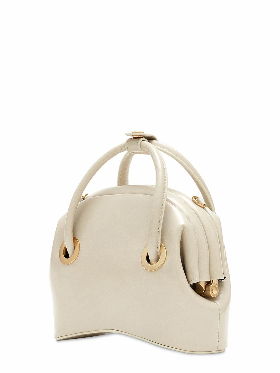 OSOI - Mini Circle Leather Top Handle Bag OSOI