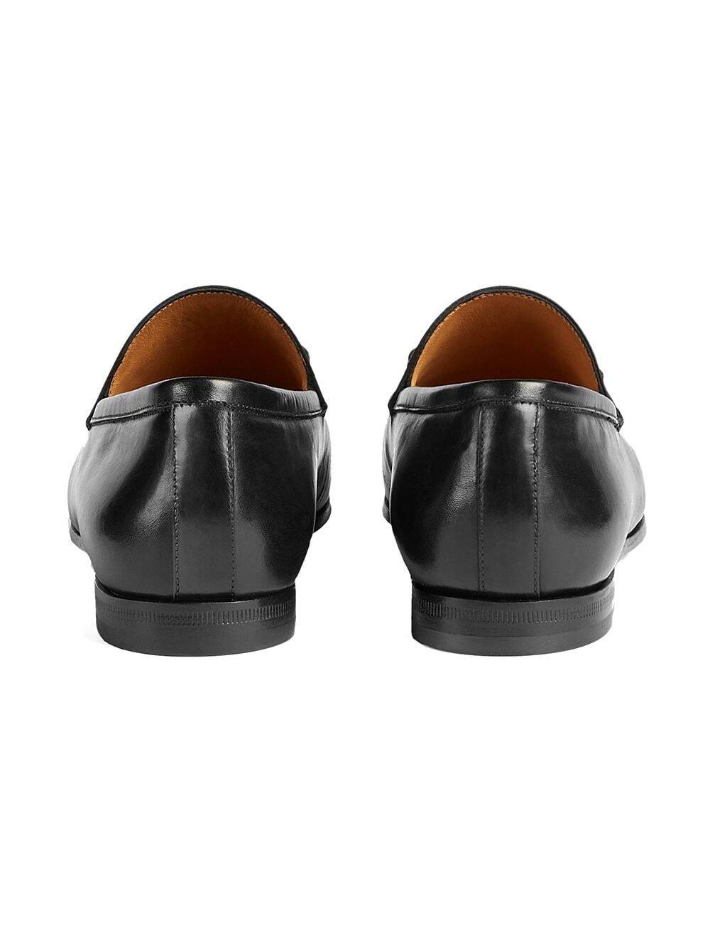 GUCCI - Jordan Leather Loafers Gucci