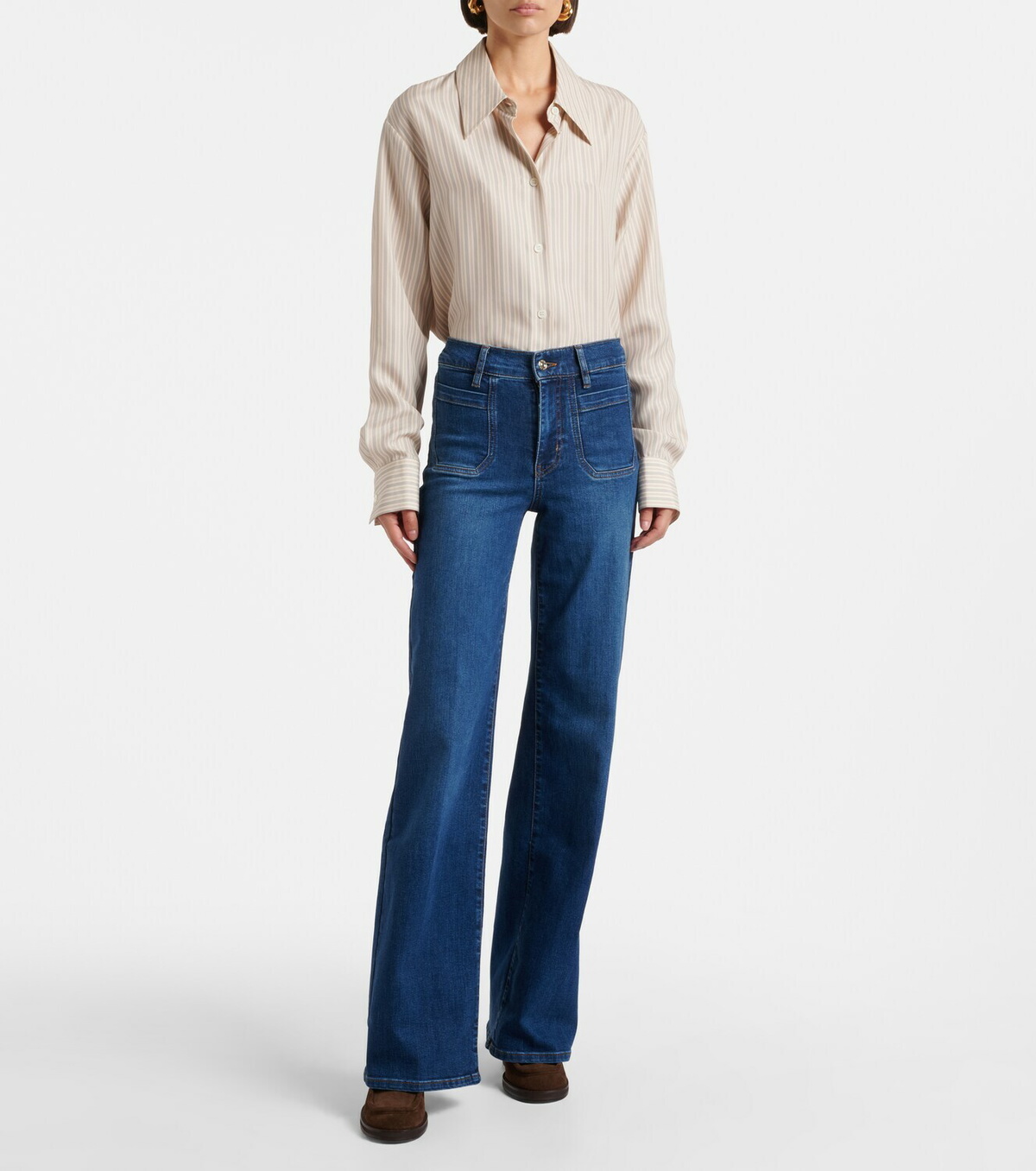 Frame Le Slim Palazzo wide-leg jeans Frame Denim