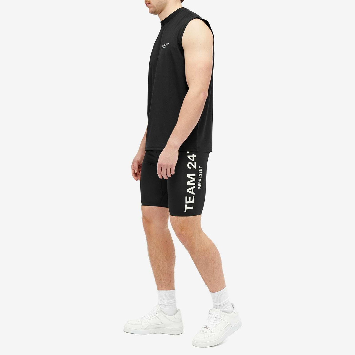 Represent Men's Team 247 Legging Short in Jet Black Represent