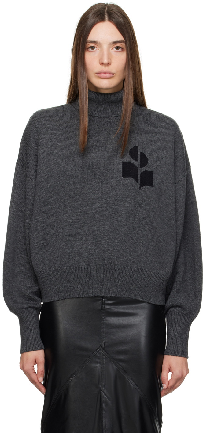 Isabel Marant Etoile Gray Nash Sweater Isabel Marant Etoile