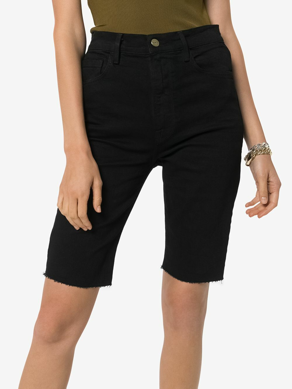 FRAME Le Vintage Bermuda Denim Shorts Frame Denim