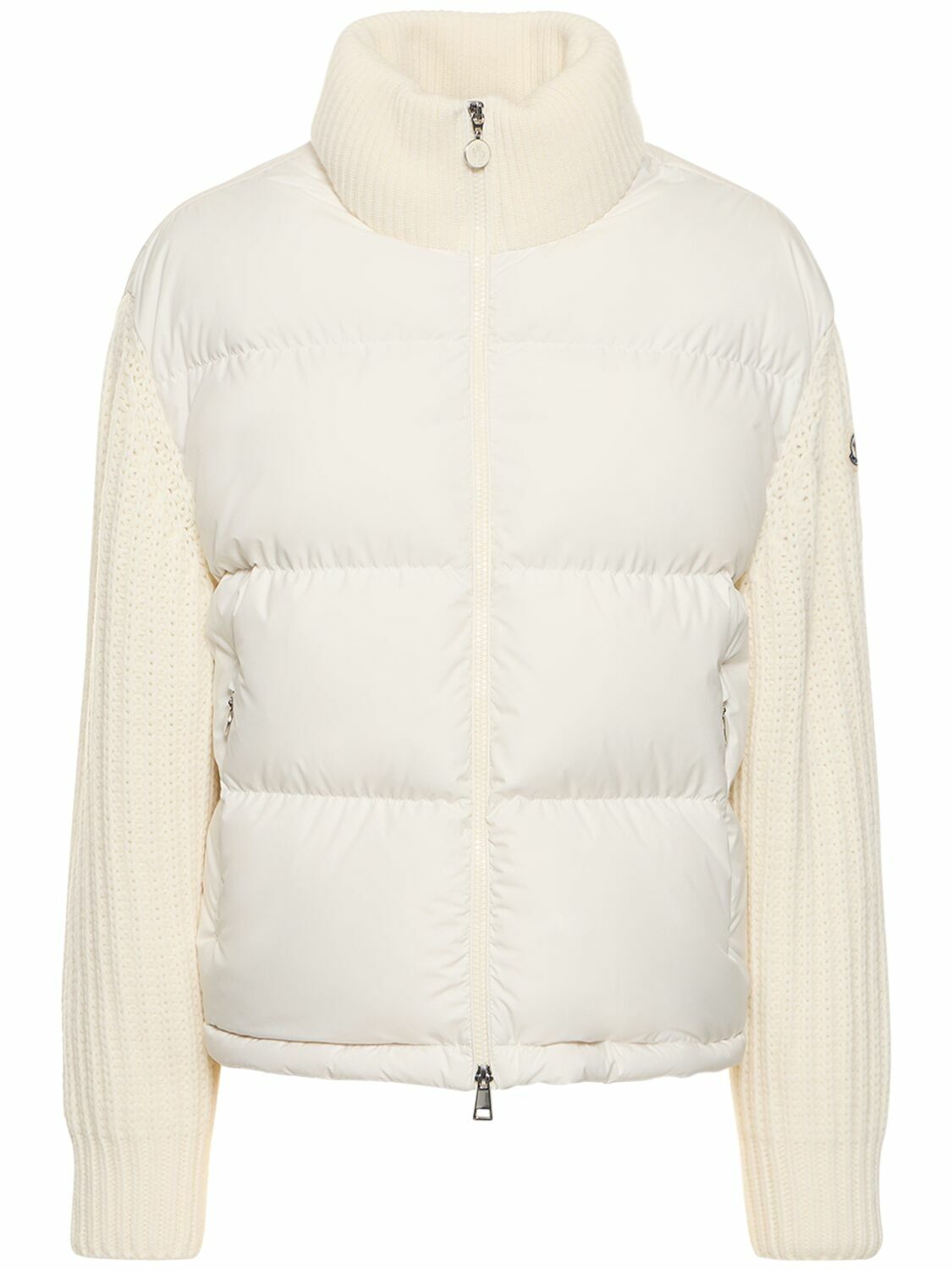 MONCLER - Tricot Wool Blend Cardigan Moncler