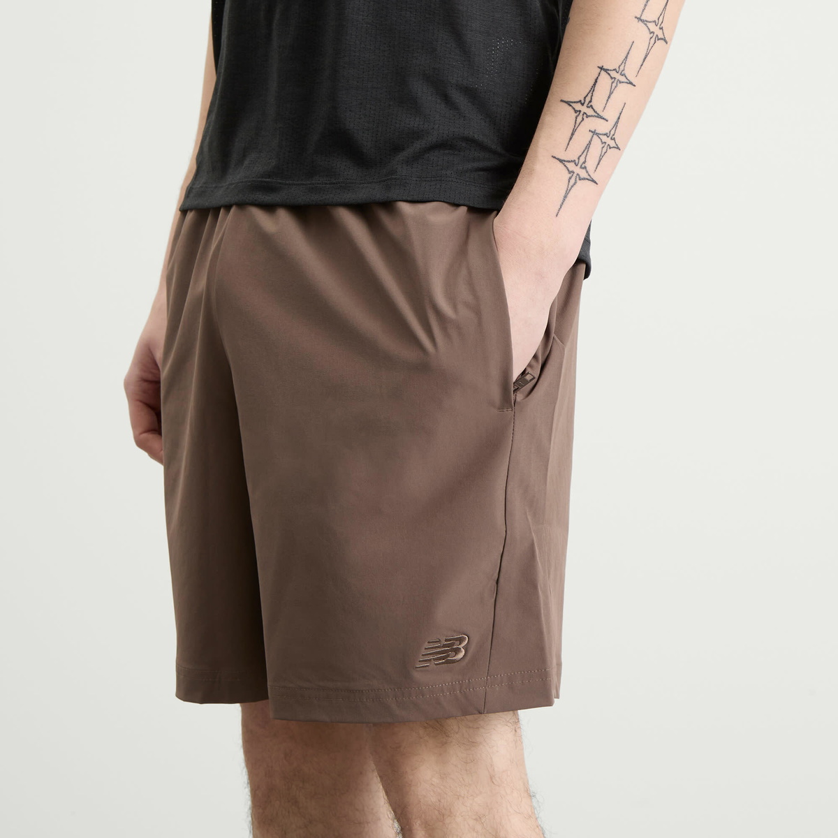 New Balance Men's Athletics Stretch Woven Short 7" in Cortado New Balance