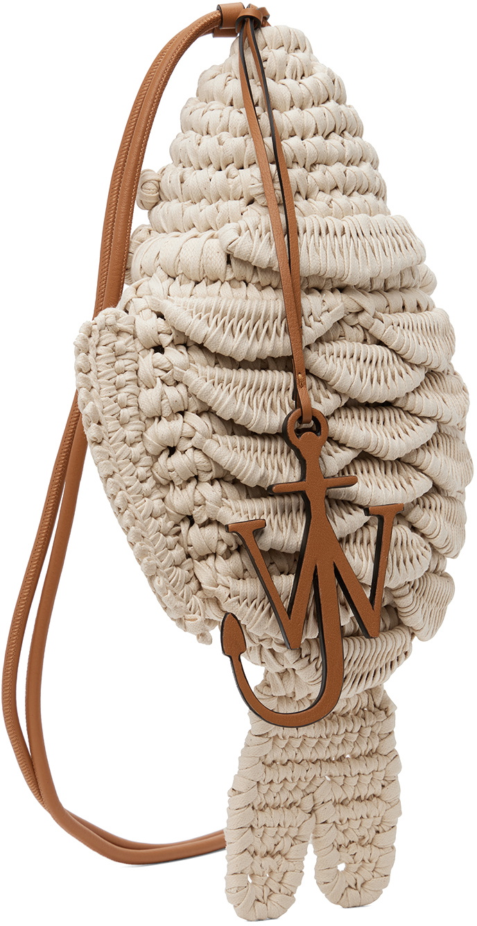 JW Anderson Beige Fish Pouch JW Anderson
