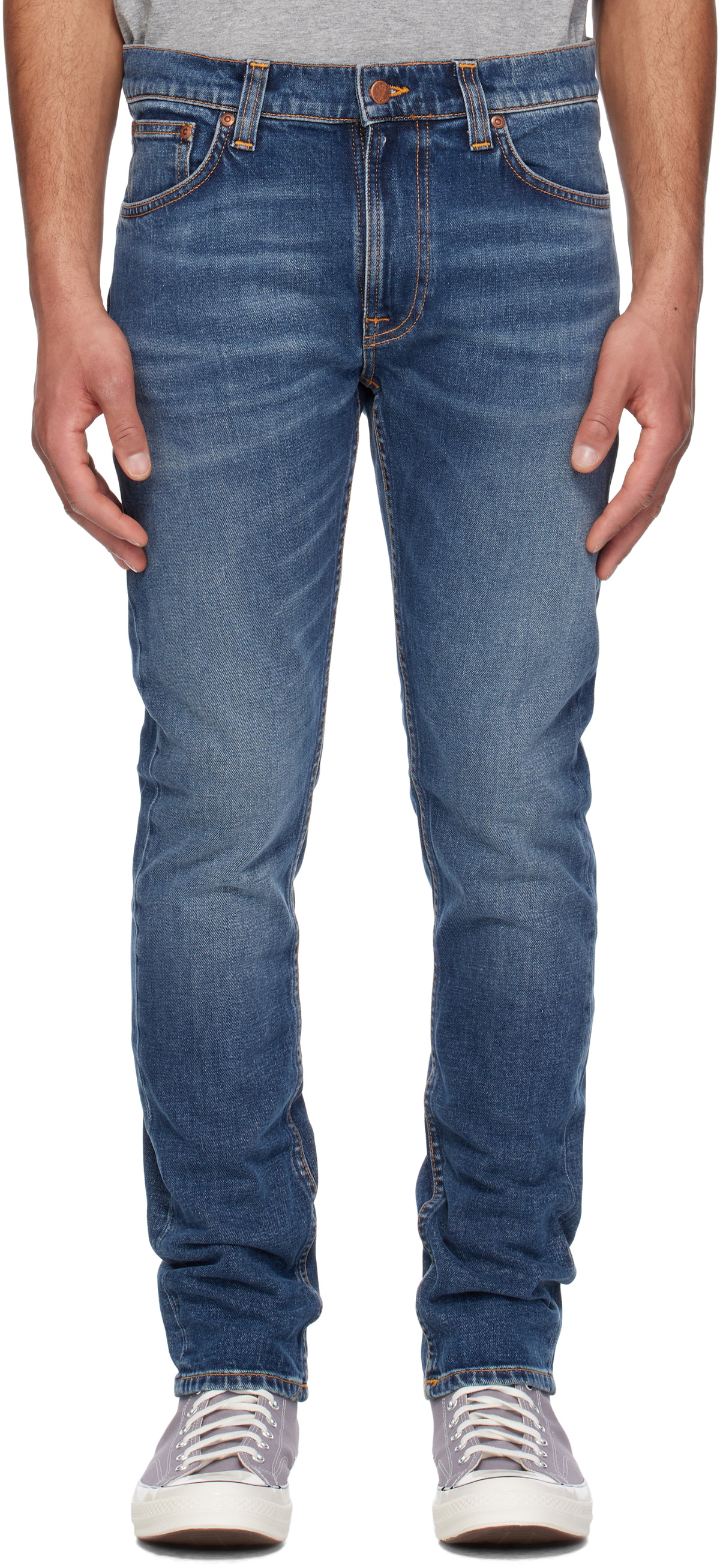 Nudie Jeans Blue Lean Dean Jeans Nudie Jeans Co